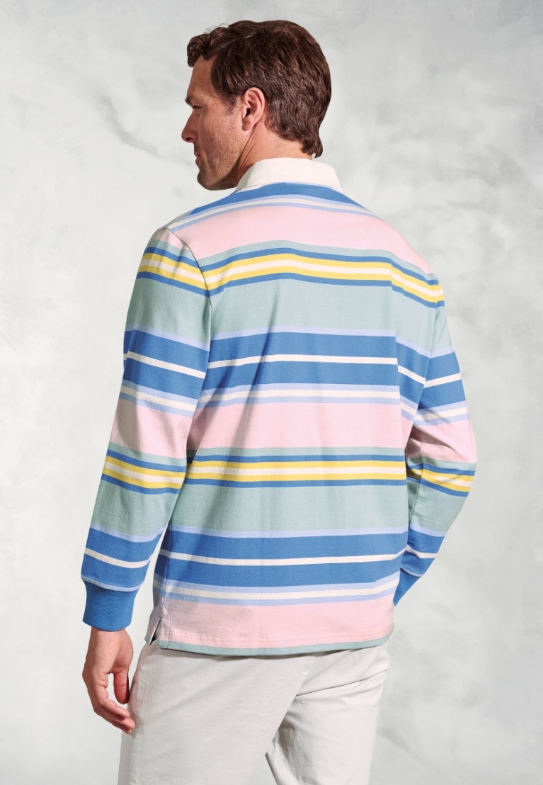 Wilkinson Multicolored Irregular Stripe Rugby Shirt